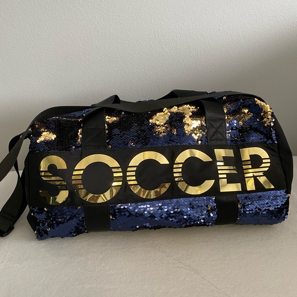 Justice | Accessories | Justice Soccer Duffle Bag Flip Sequin Blue And ...